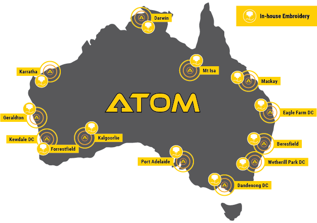 ATOM Uniforms | Workwear & Digital Uniform Management