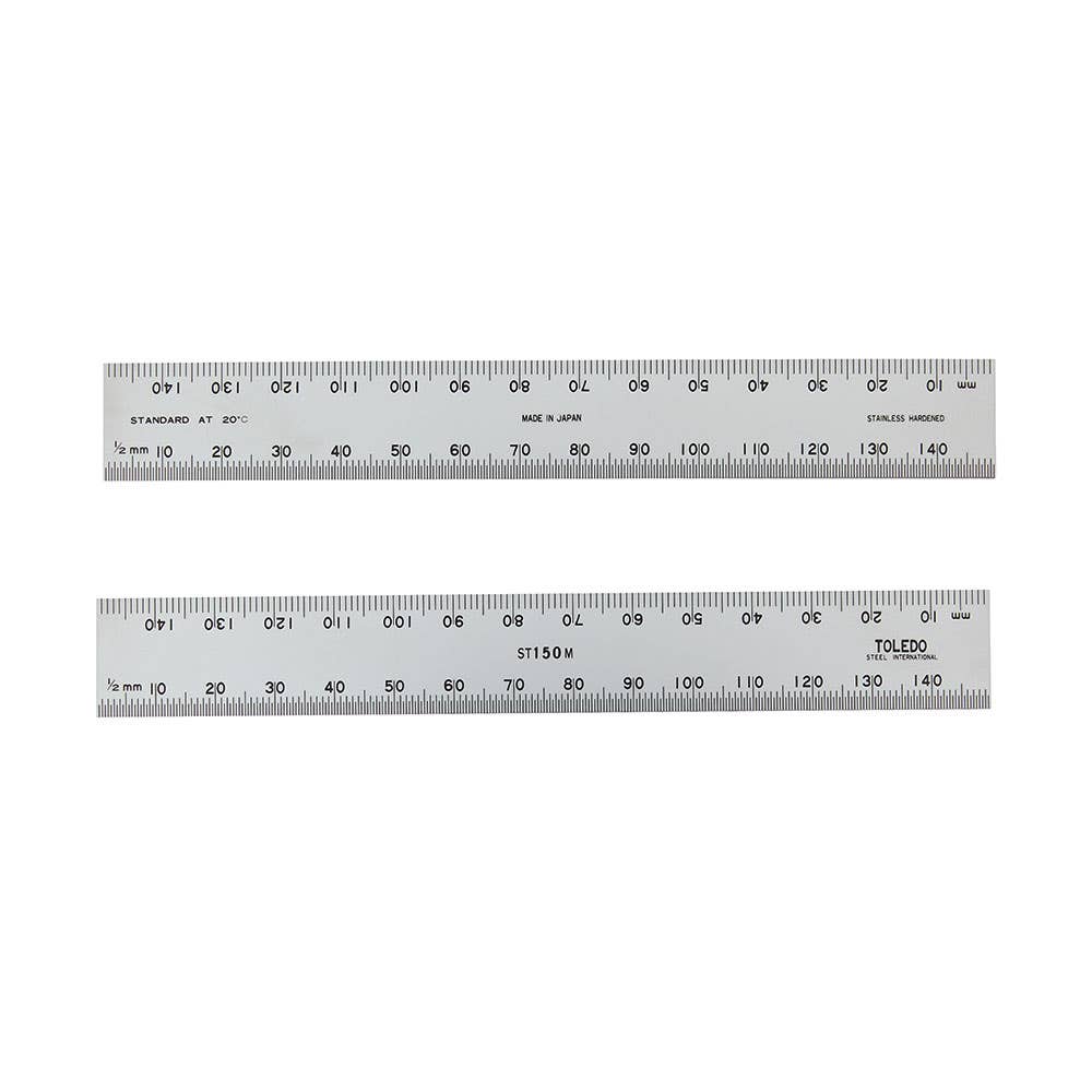 Stainless Steel Rule Metric 150mm – ATOM