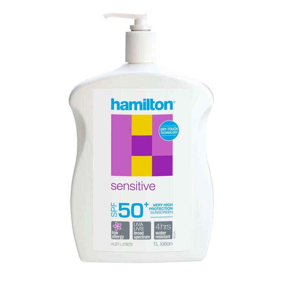 Hamilton Sunscreen Sensitive Lotion Spf50+ 1L
