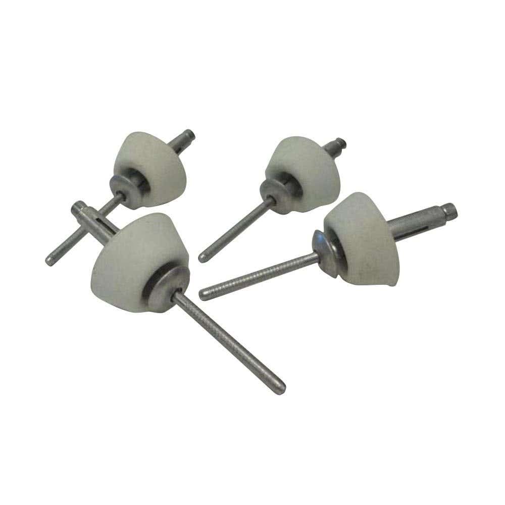 Rubber Foot Pads For Orange Safety Step Pk 4