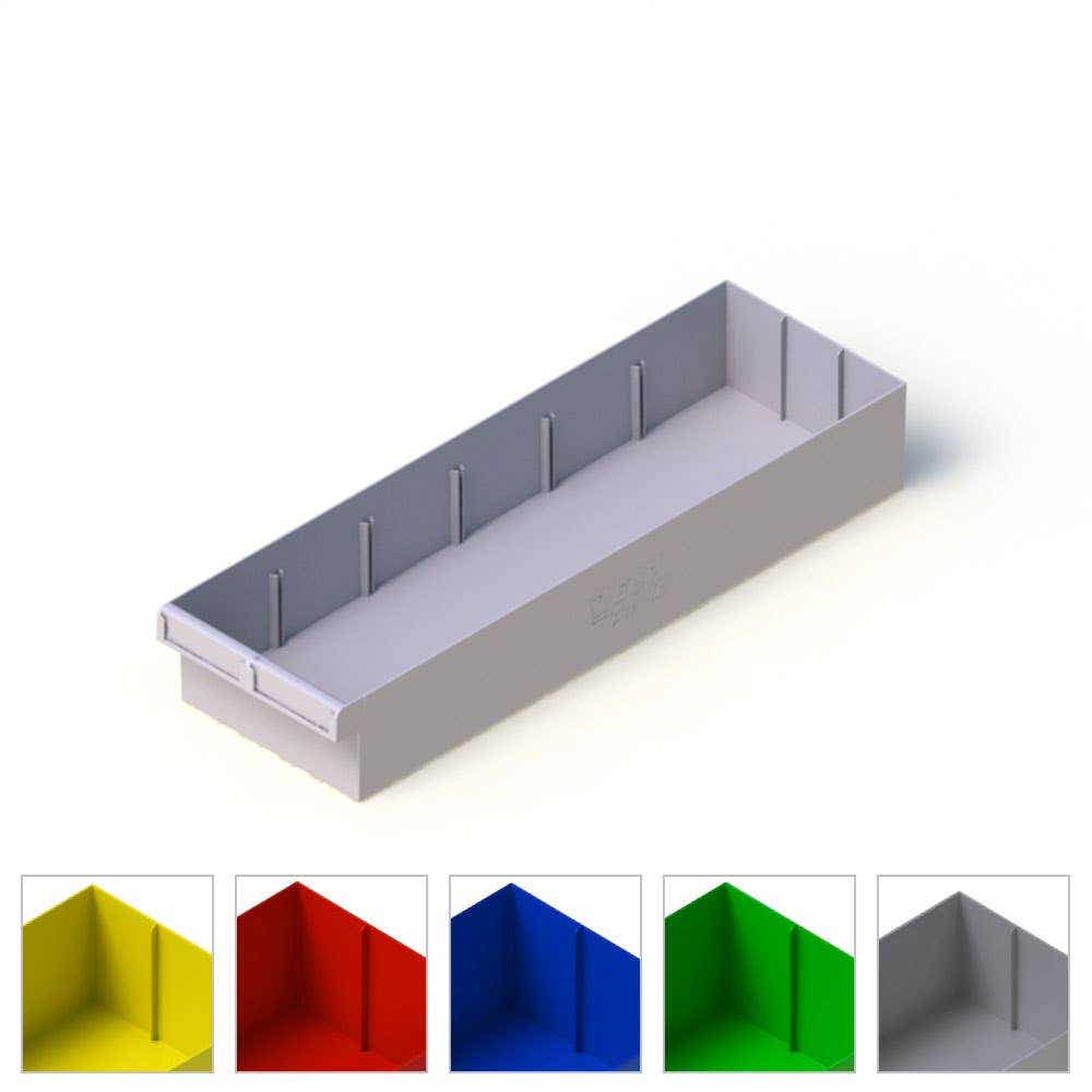 Extra Large Parts Storage Tray Grey 626 x 200 x 100mm