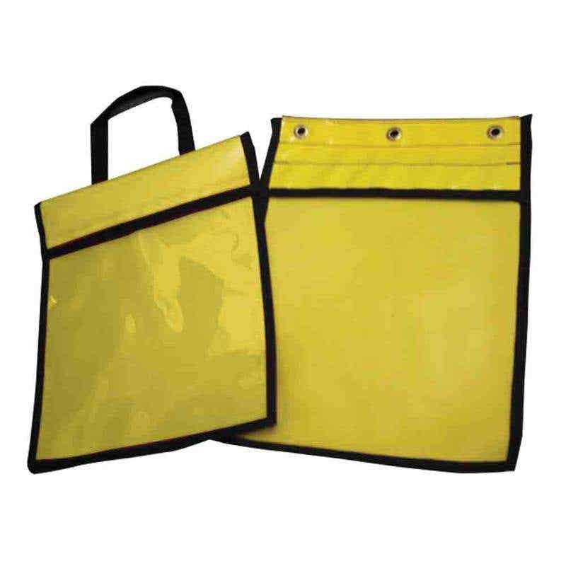 Pouch Document + Eyelets Yellow 400 x 310mm