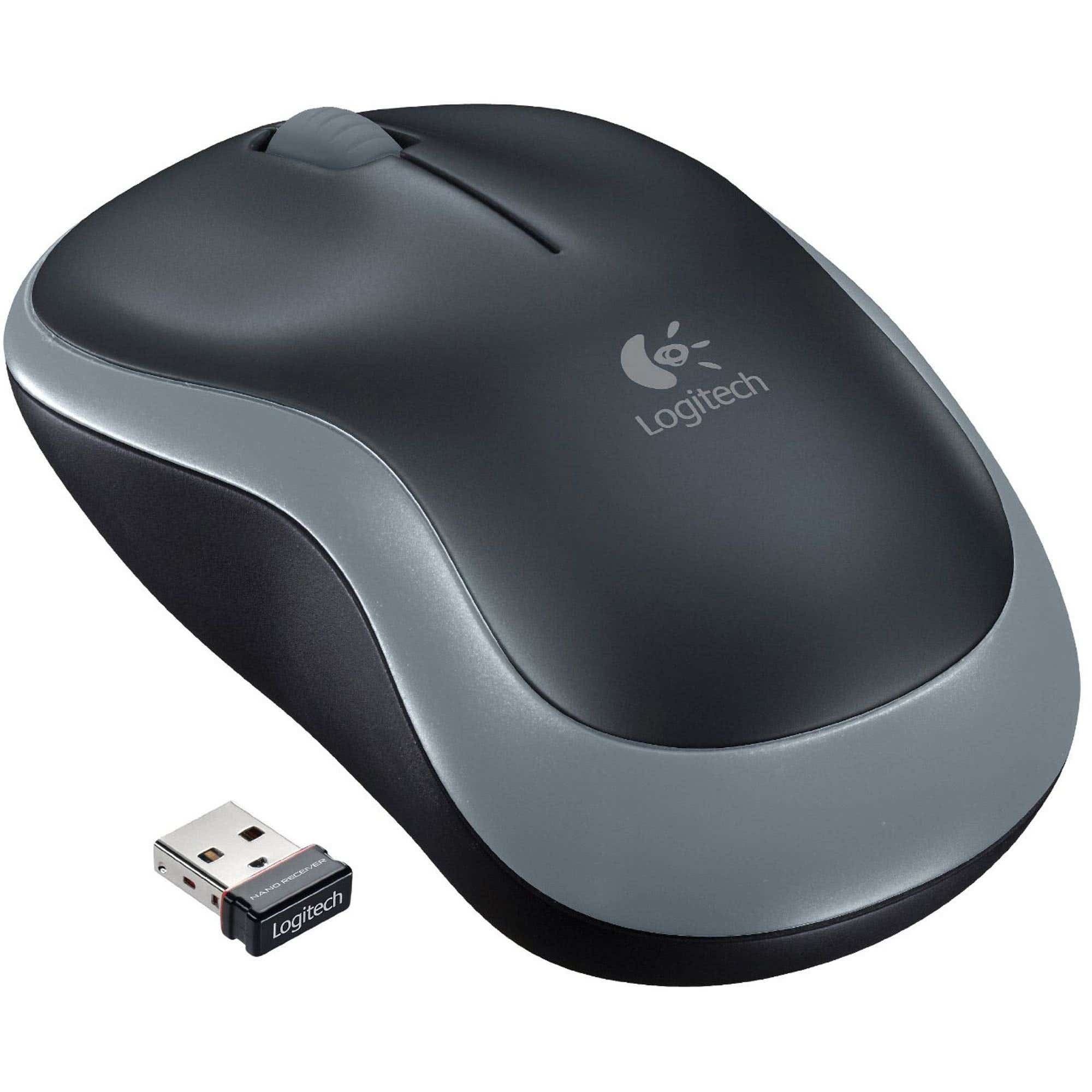 Logitech M185 Wireless Mouse Plug-And-Play Wireless Grey