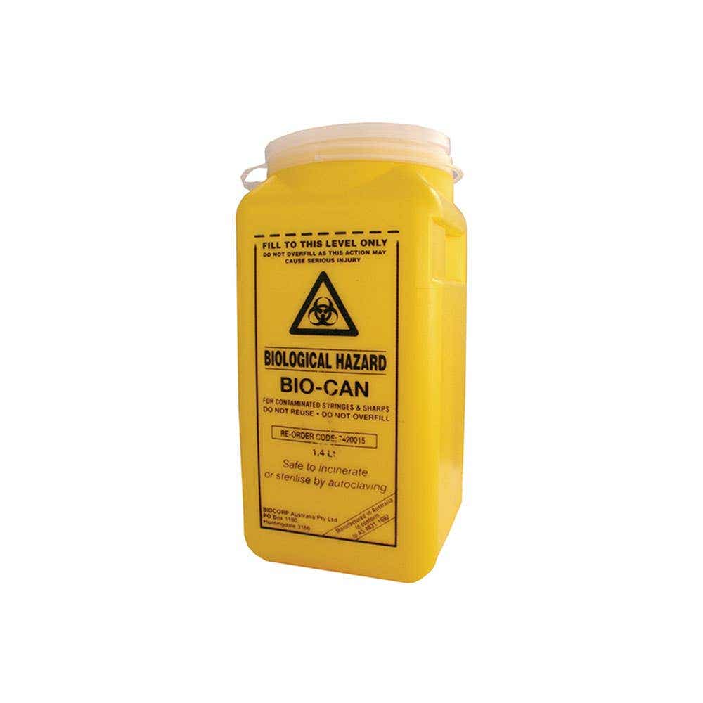 Container Sharps 1.4L Disposable